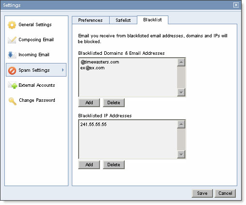 Add OR Delete Emails from Blacklist – Roar Support